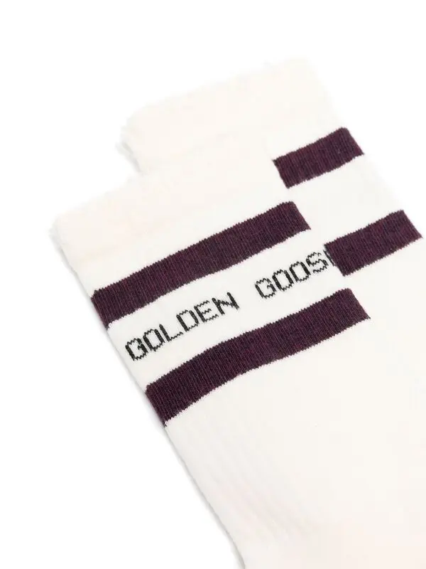 GOLDEN GOOSE Distressed-finish Socks