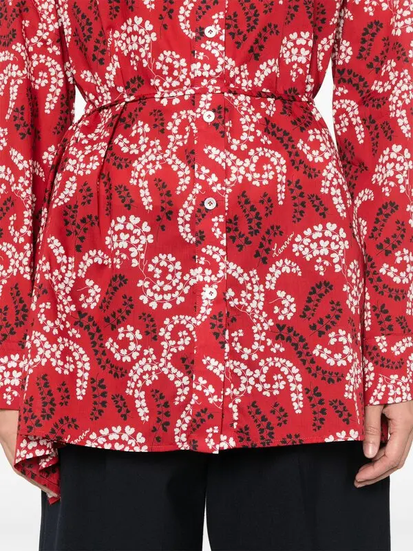 LANVIN Printed Cotton Shirt