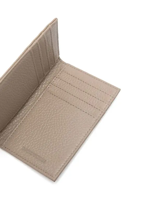 Emporio Armani Logo-lettering Wallet - Neutrals