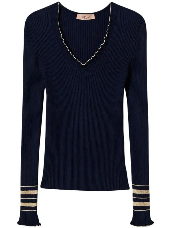 TWINSET Ribbed-knit Jumper