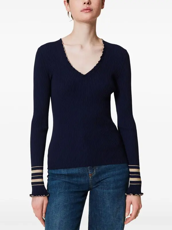 TWINSET Ribbed-knit Jumper