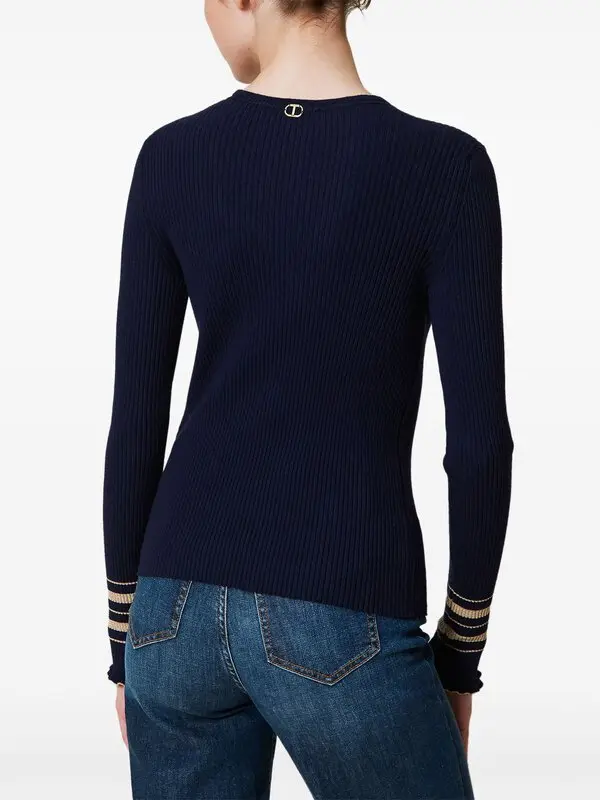 TWINSET Ribbed-knit Jumper