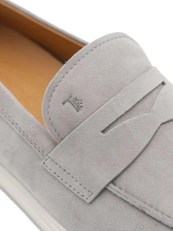 TOD'S Suede Loafers - Grey