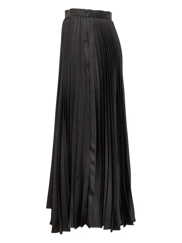 JIL SANDER Pleated Midi Skirt - Black