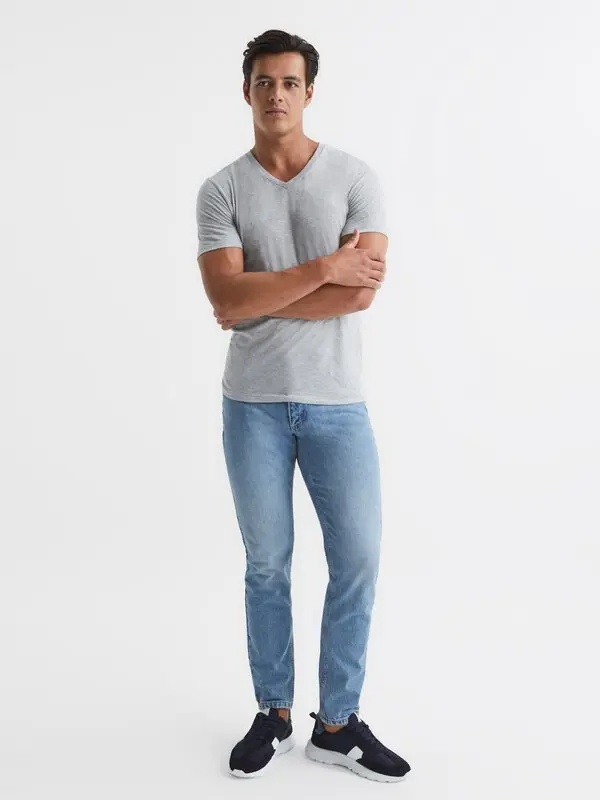 REISS Dayton Regular Fit V-neck T-shirt