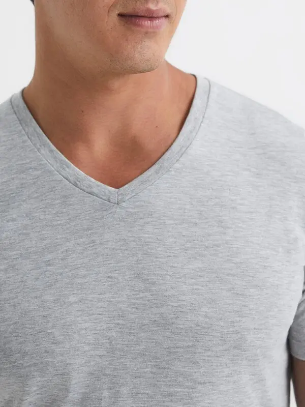 REISS Dayton Regular Fit V-neck T-shirt