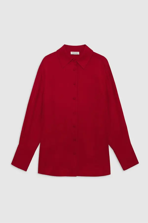 ANINE BING Bridget Shirt - Red