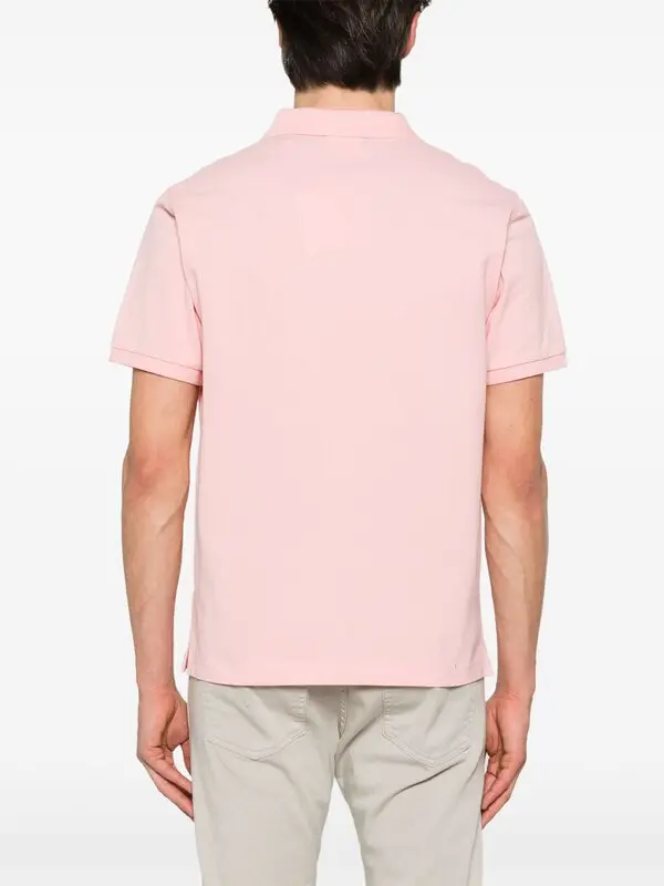 Gant Shield-motif Short-sleeve Polo Shirt - Pink