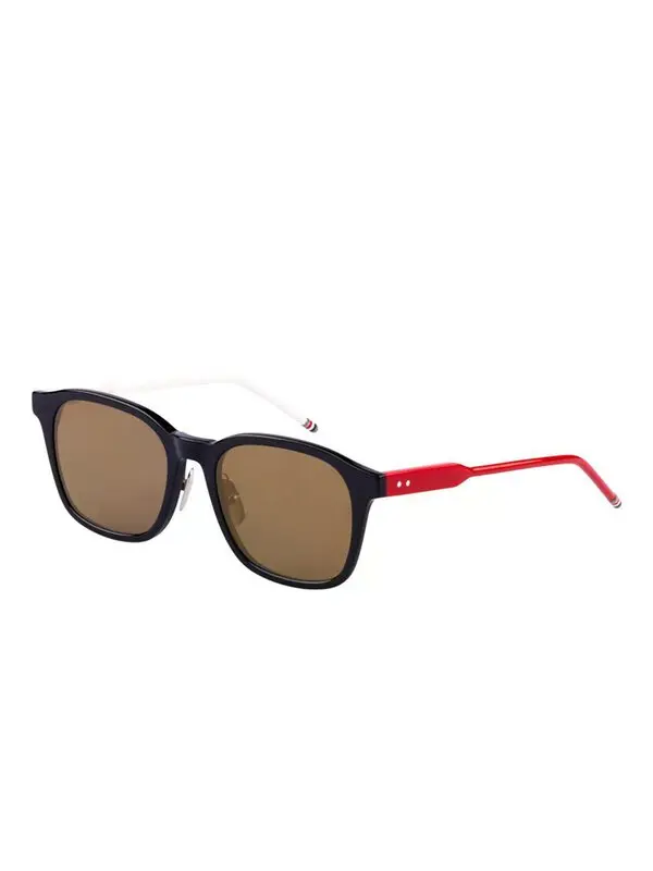 Thom Browne Geometric-frame Sunglasses - Black