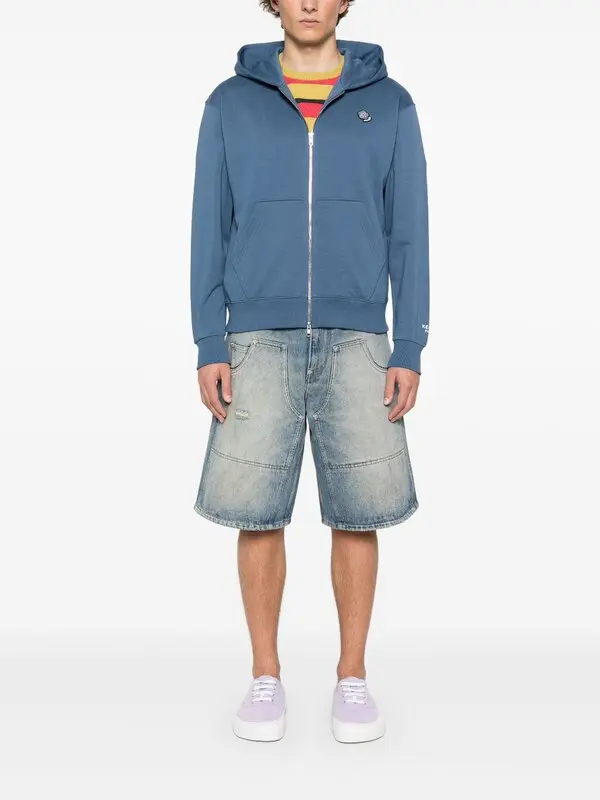 Kenzo Zip-up Hoodie - Blue