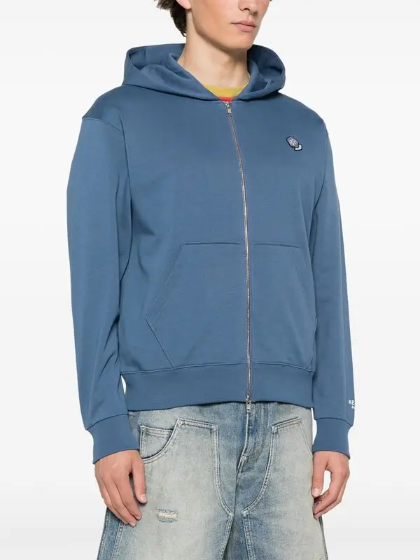 Kenzo Zip-up Hoodie - Blue