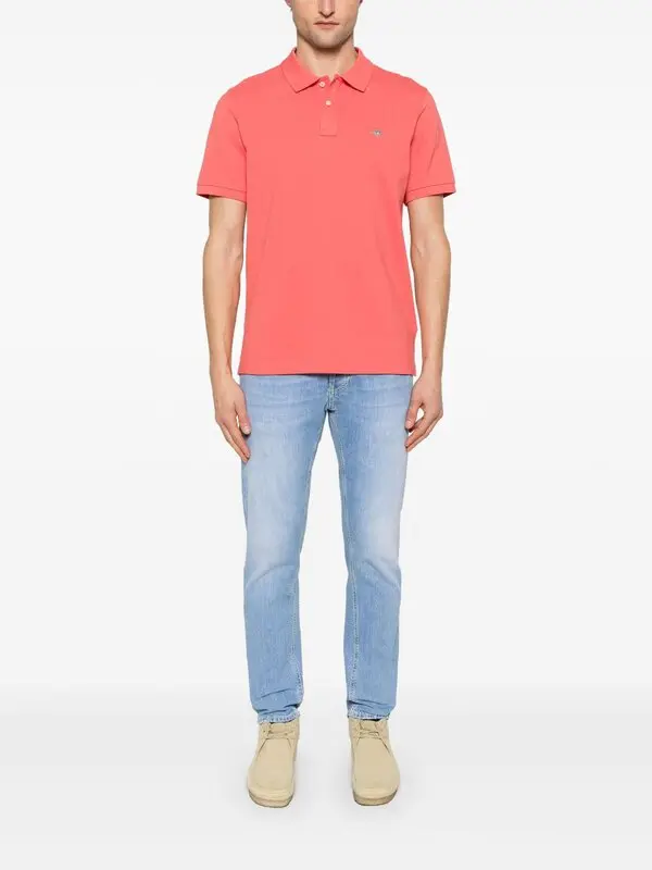 Gant Shield-motif Short-sleeve Polo Shirt