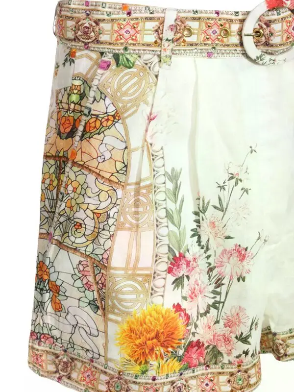 Camilla Floral-print Shorts