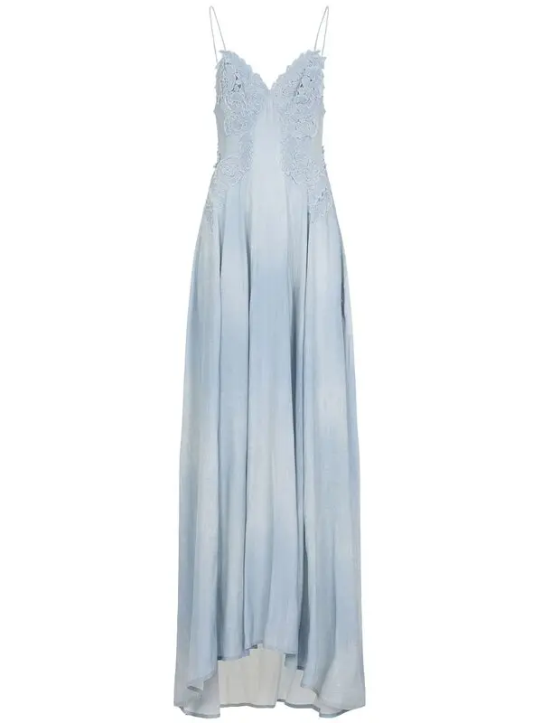 knee length dresses for ladies Pink Sleeveless V Neck Tulle Lace Applique Long Prom Dresses main image 1