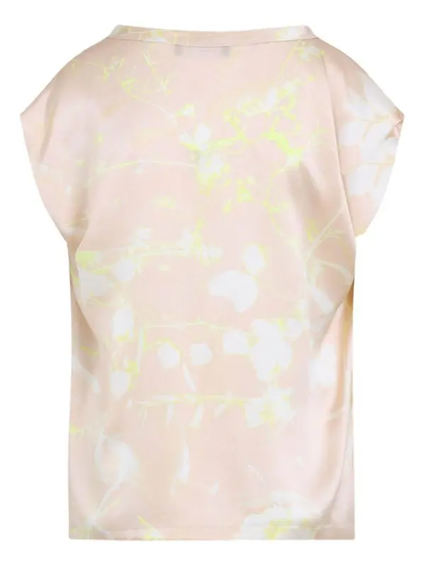 Fabiana Filippi Printed Silk Blouse - Pink