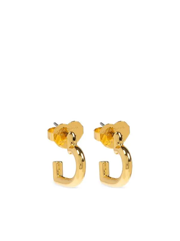 Kate Spade New York Heart You Hoop Earrings - Gold