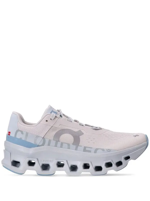 On Cloudmonster Frost Wash Sneakers - Grey