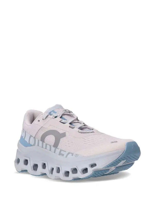 On Cloudmonster Frost Wash Sneakers - Grey