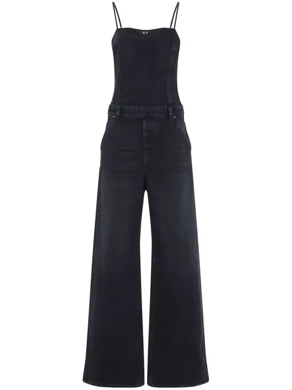 DIESEL Denim Jumpsuit - Black