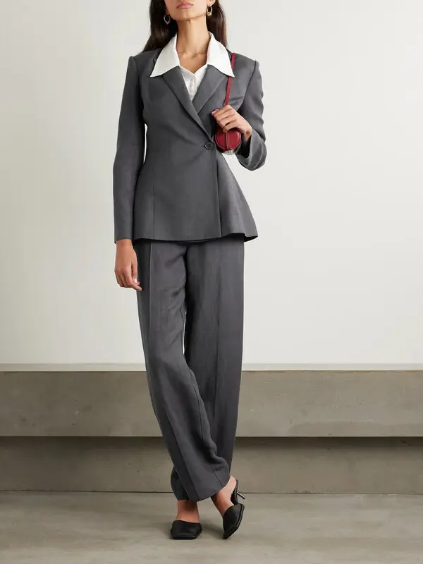 Faithfull The Brand Lenza Woven Wide-leg Trousers