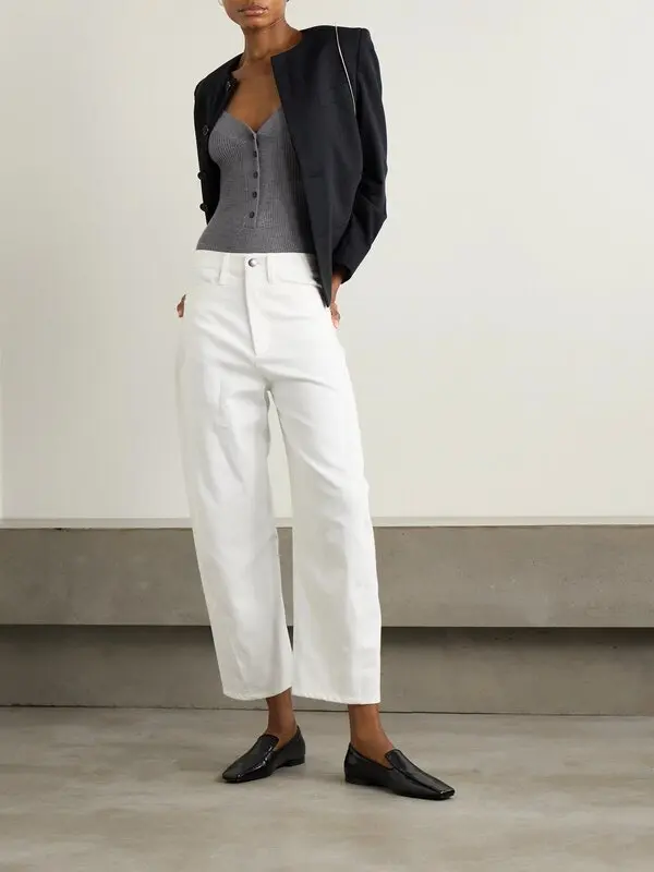 Maria Mcmanus Ribbed Merino Wool Bodysuit