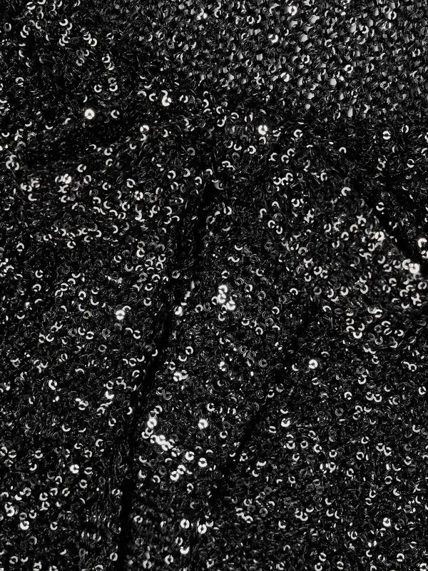 Alessandra Rich Tie-detailed Sequined Knit Tank