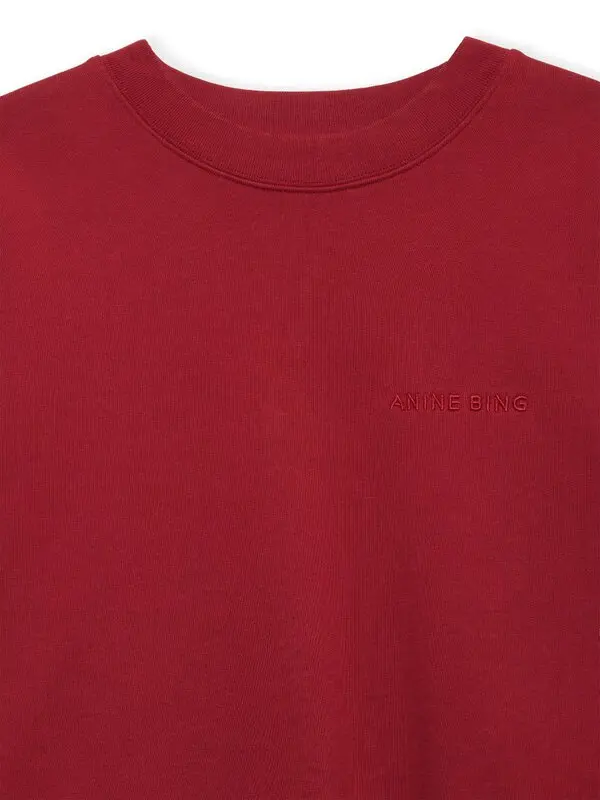 ANINE BING Miles Sweatshirt - Red