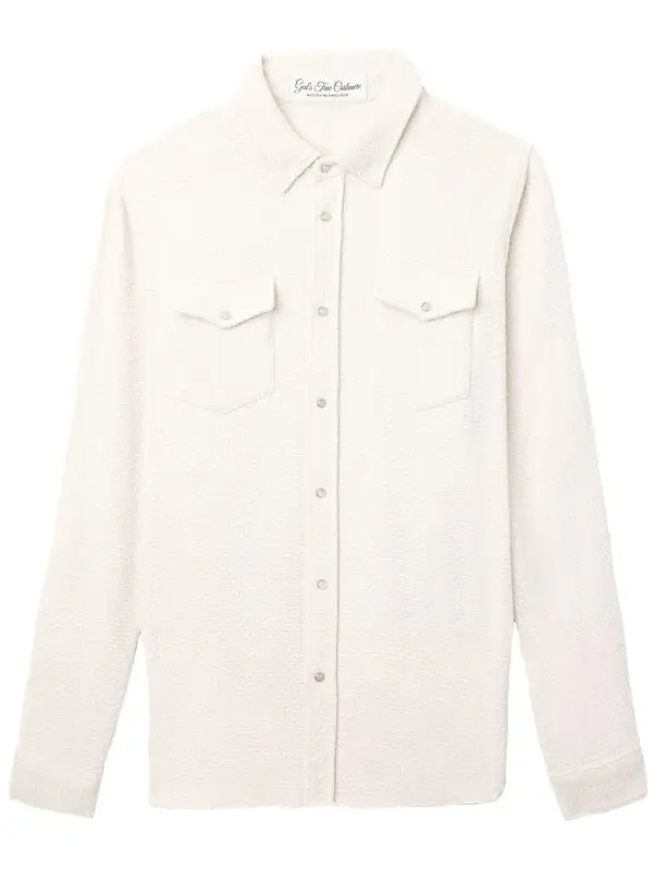 GOD'S TRUE CASHMERE Knitted Shirt - Neutrals