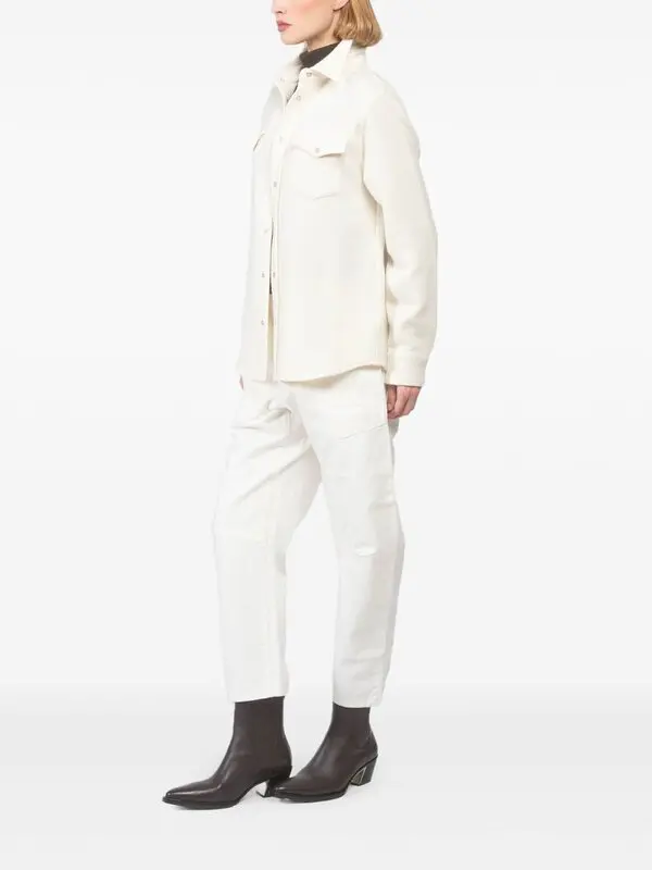 GOD'S TRUE CASHMERE Knitted Shirt - Neutrals