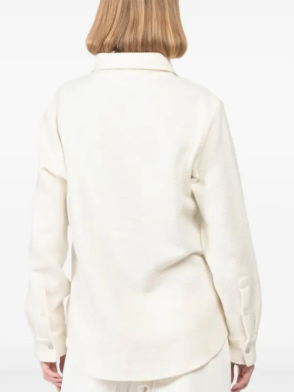 GOD'S TRUE CASHMERE Knitted Shirt - Neutrals