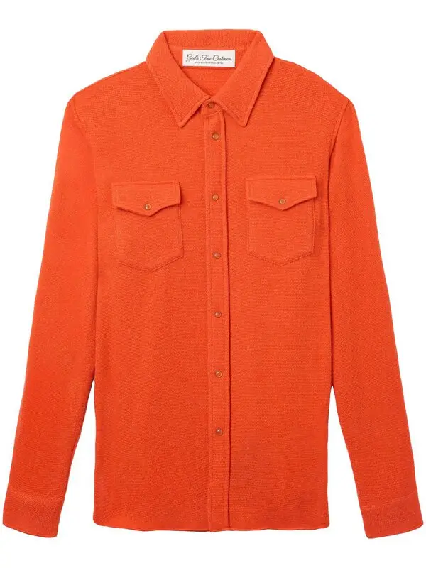 GOD'S TRUE CASHMERE Knitted Shirt - Red