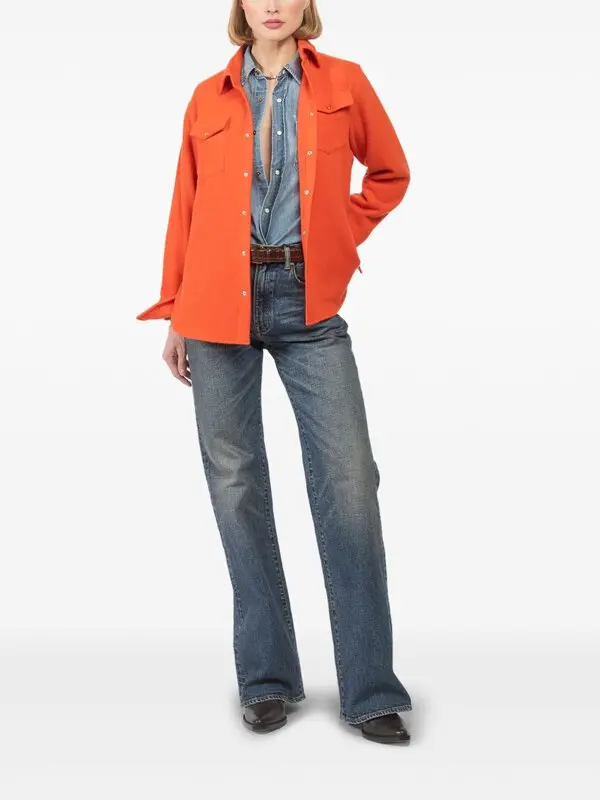 GOD'S TRUE CASHMERE Knitted Shirt - Red