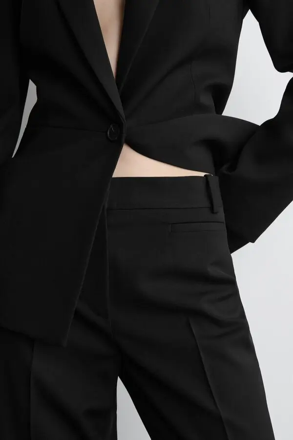 Cos Tailored Wool Slim-leg Trousers