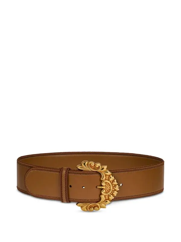 Etro Leather Belt - Brown