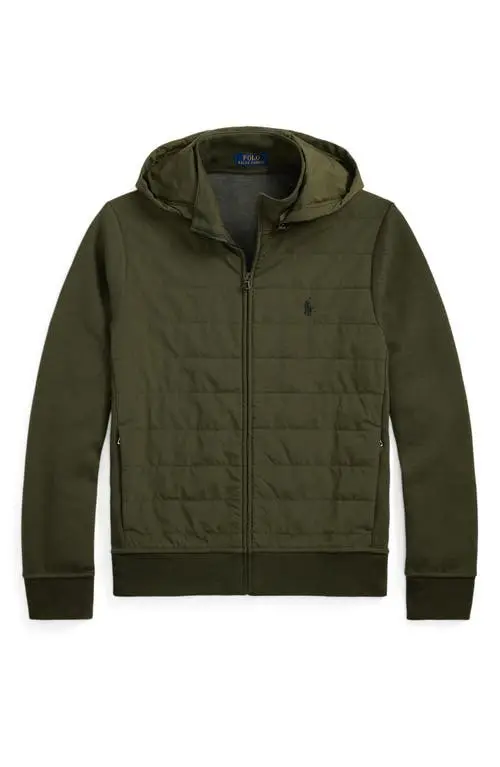 Polo Ralph Lauren Mixed Media Hooded Jacket