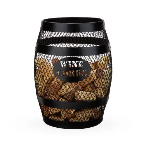TWINE Barrel Cork Holder - Black