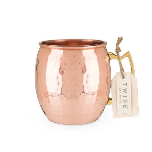 TWINE Hammered Moscow Mule Mug