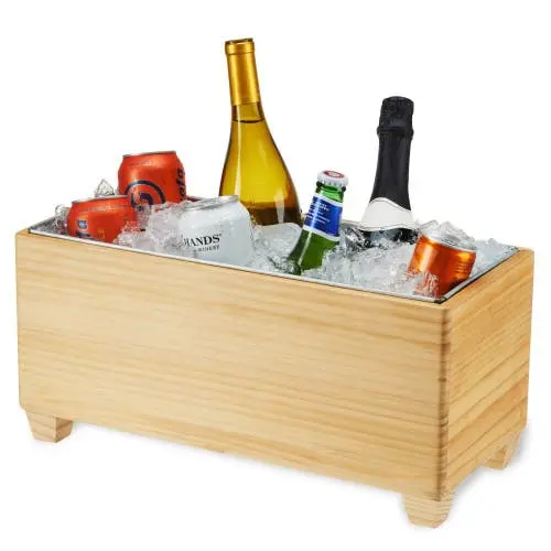 TWINE Wooden Beverage Tub