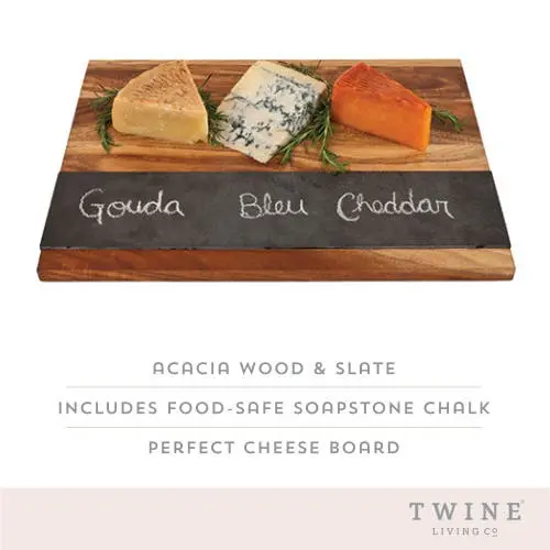 TWINE Slate Cheese Board