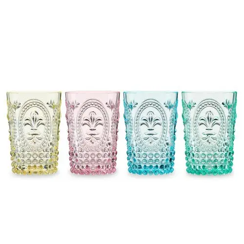 TWINE Shatterproof Acrylic Embossed Tumblers