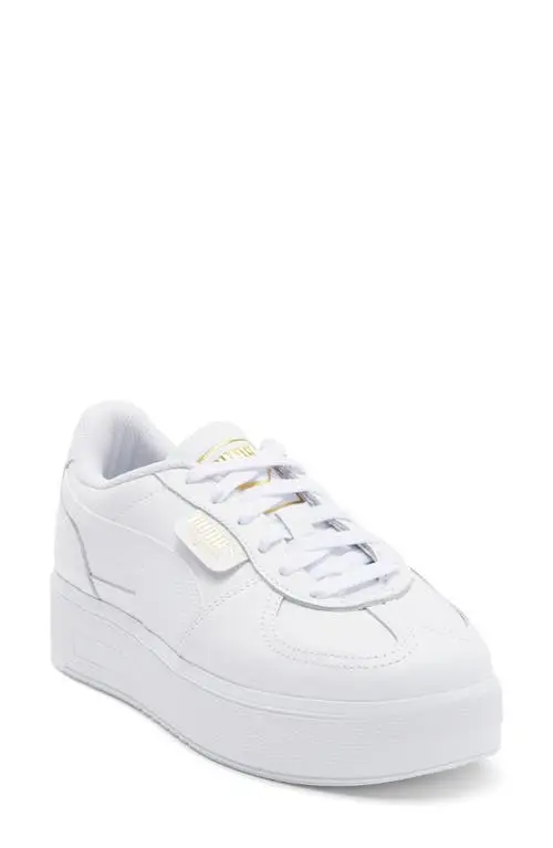 PUMA Palermo Elevata Platform Sneakers - Puma White