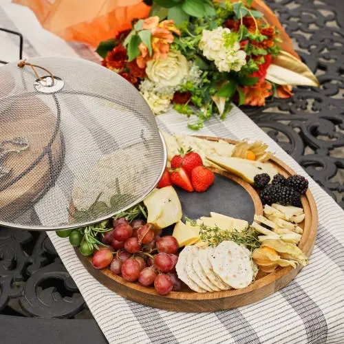 TWINE Modern Manor Cheese Board With Dome