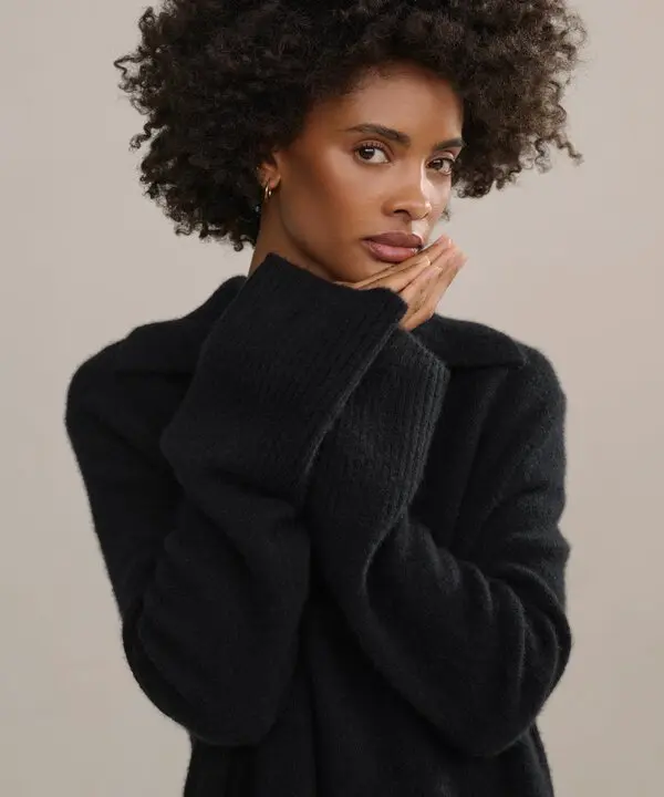 Jenni Kayne Cashmere Stevie Polo - Black
