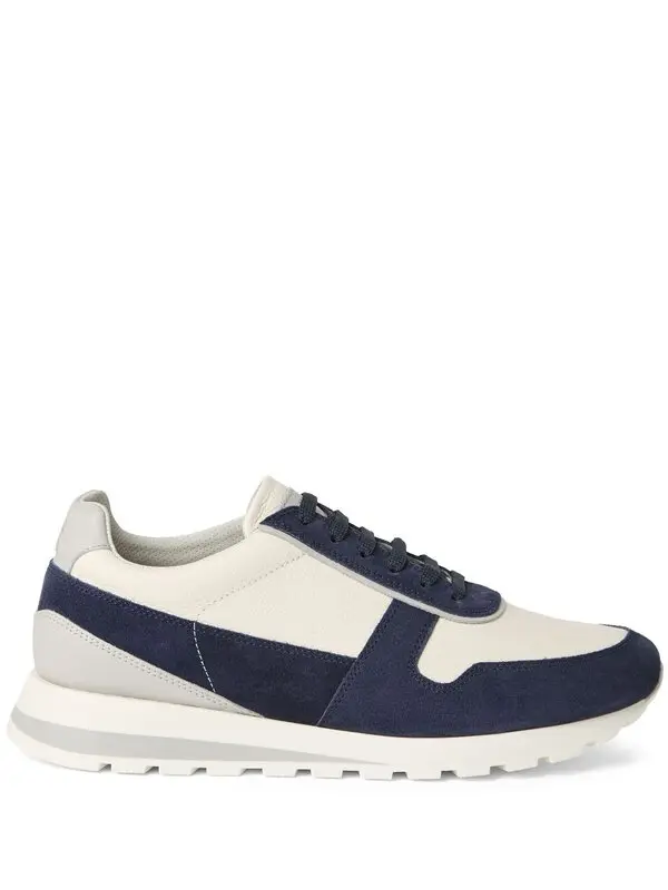 Brunello Cucinelli Panelled Sneakers - Blue