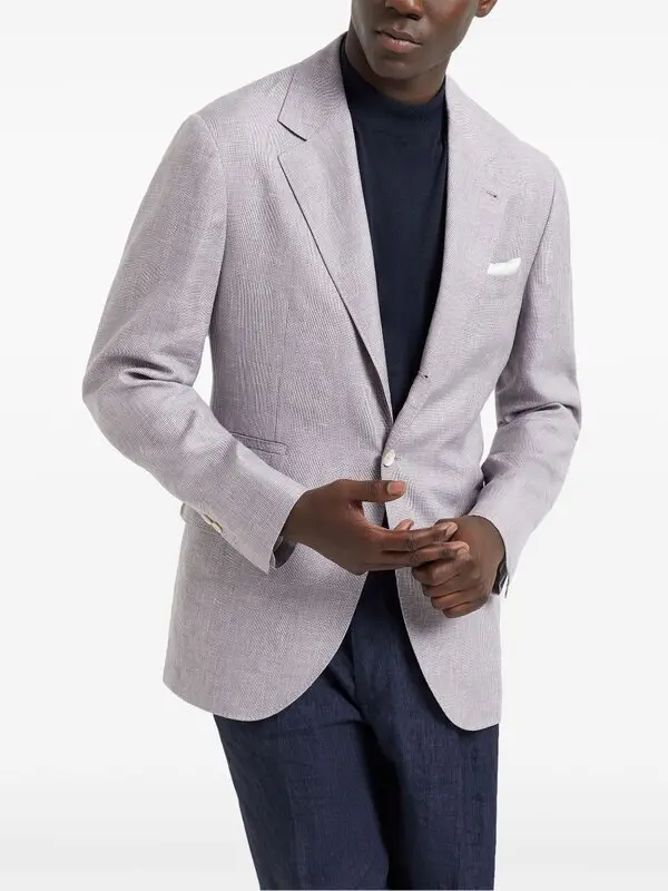 Brunello Cucinelli Prince Of Wales Check Blazer