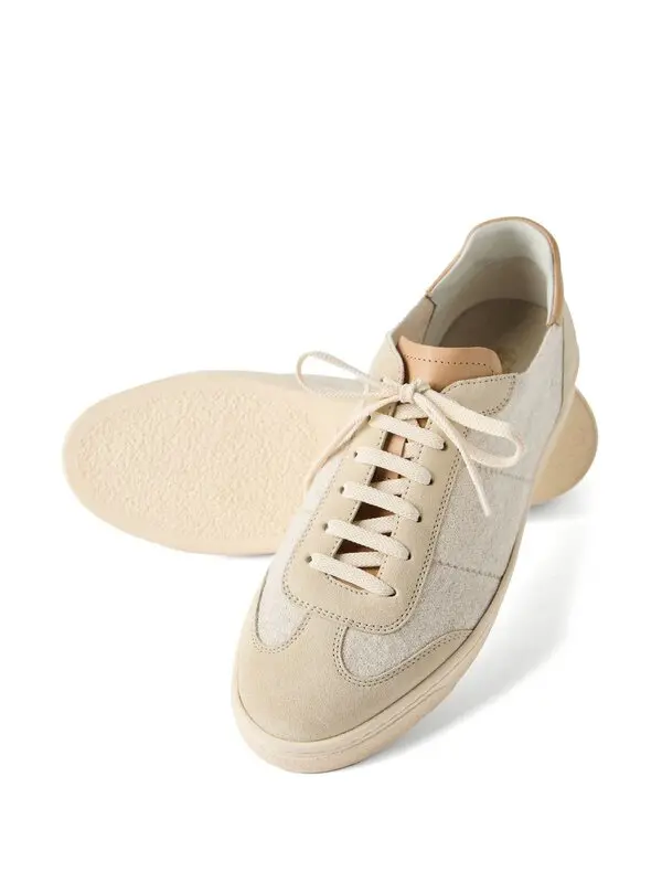 Brunello Cucinelli Knitted Sneakers - Neutrals