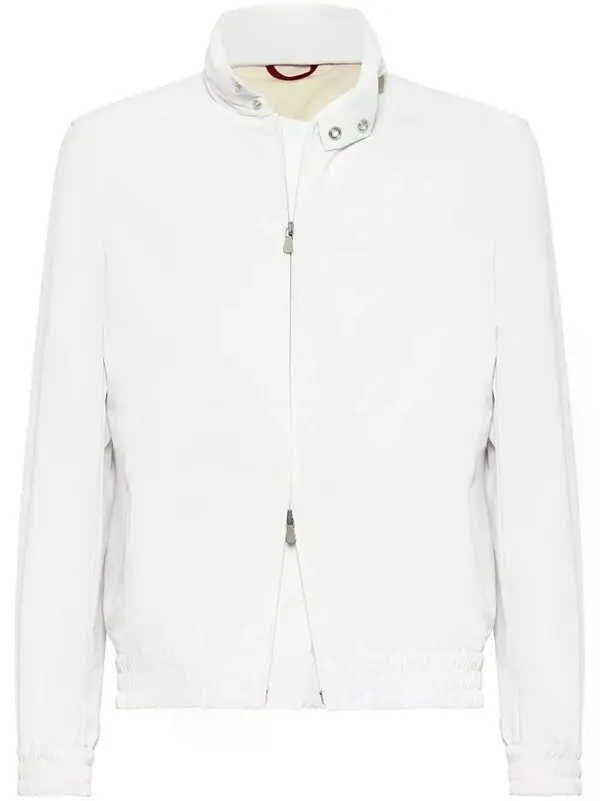 Brunello Cucinelli Water-resistant Bomber Jacket - White