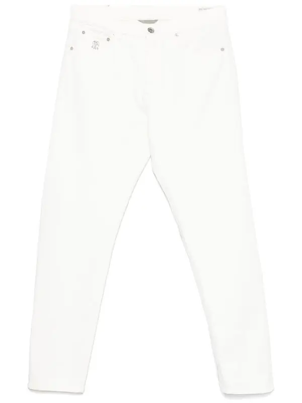 Brunello Cucinelli Straight-leg Jeans - White