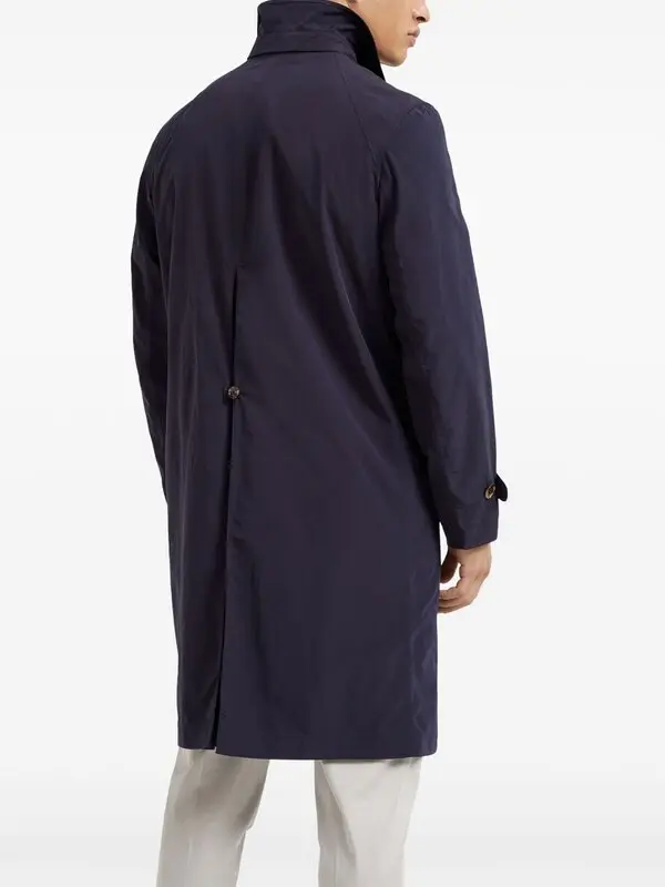 Brunello Cucinelli Single-breasted Trenchcoat - Blue