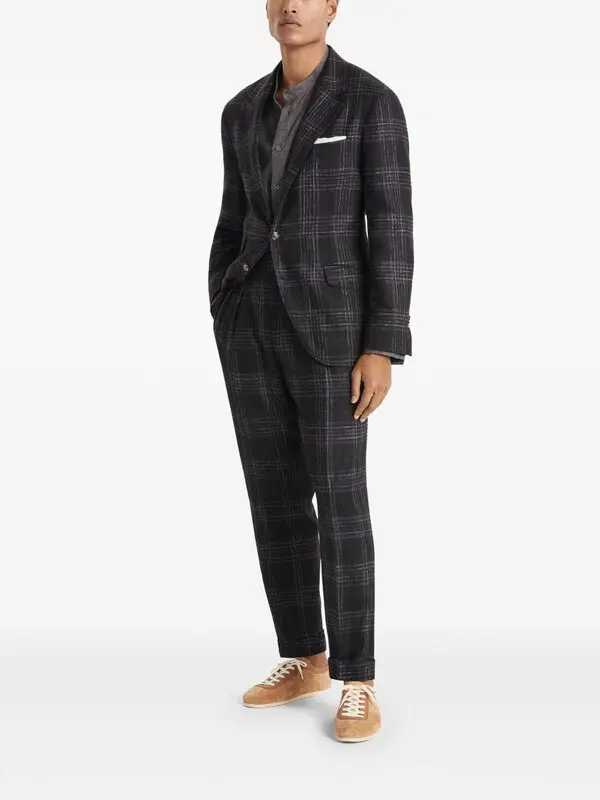 Brunello Cucinelli Tartan Check Blazer
